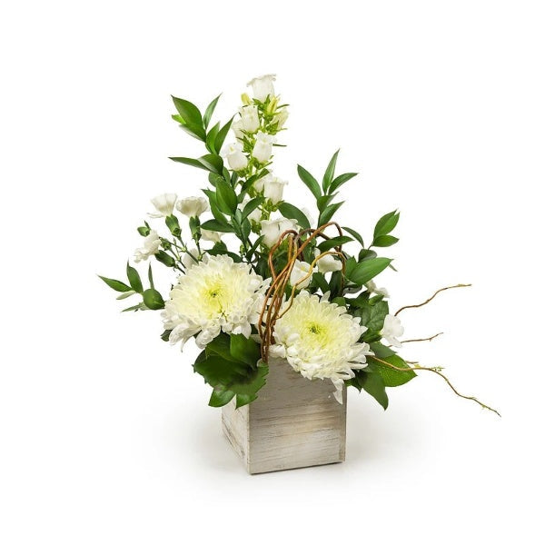 Serenity Sympathy Vase – Bloom Funeral & Sympathy Flowers Dallas