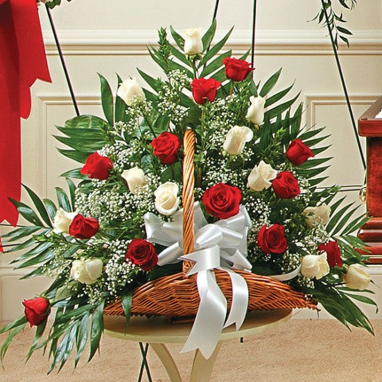 Red Funeral Flower Arrangements